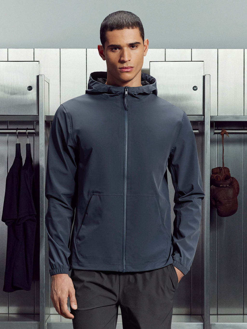 Element Waterproof Windbreaker in Slate Blue | ARNE UK