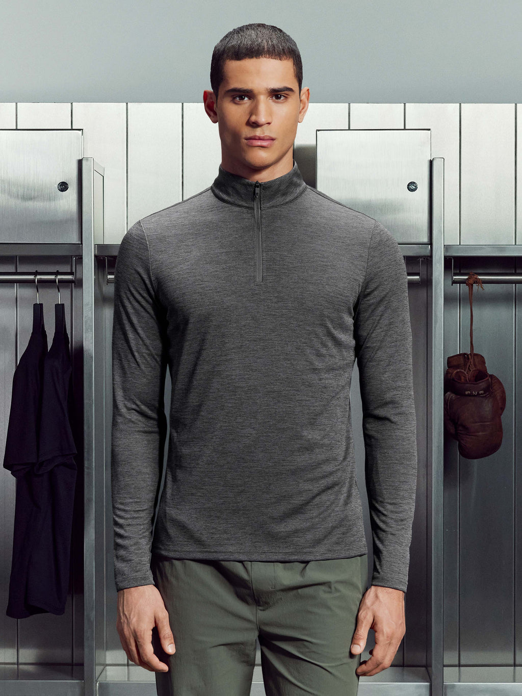 Trail Half Zip in Charcoal | ARNE UK