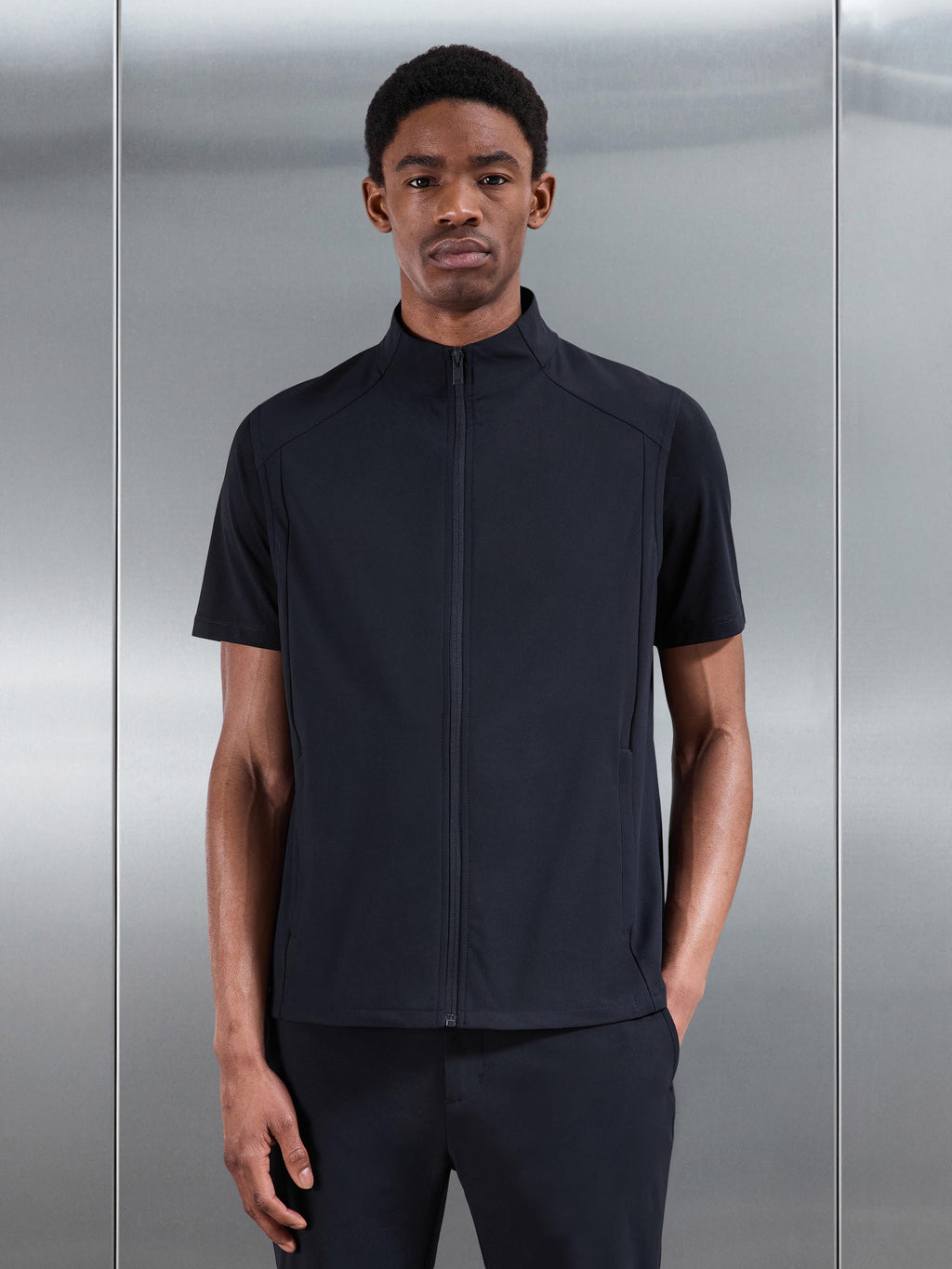 24 Hour Gilet in Navy | ARNE UK