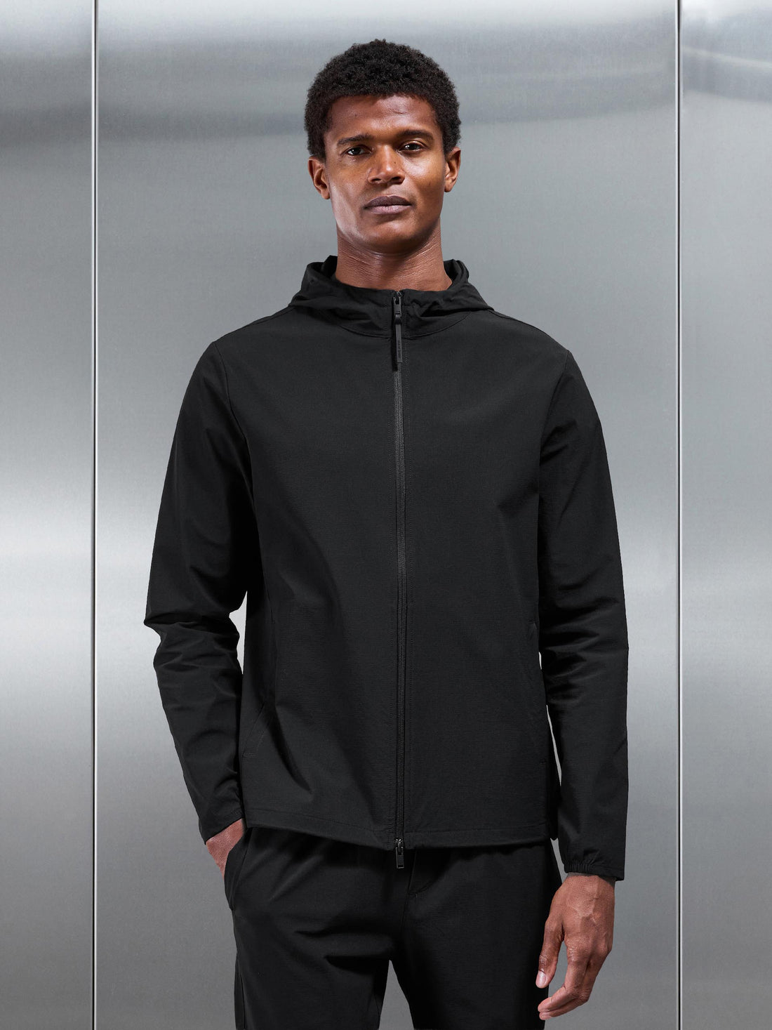 Active Technical Windbreaker in Black | ARNE UK