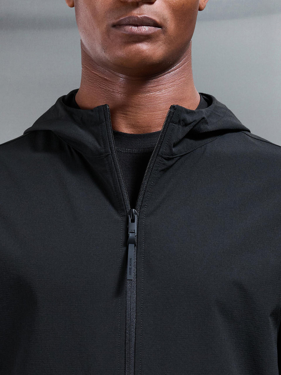 Active Technical Windbreaker in Black | ARNE UK