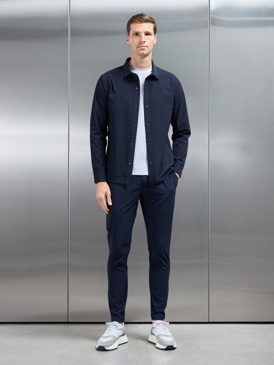 Active Technical Overshirt in Navy | ARNE US