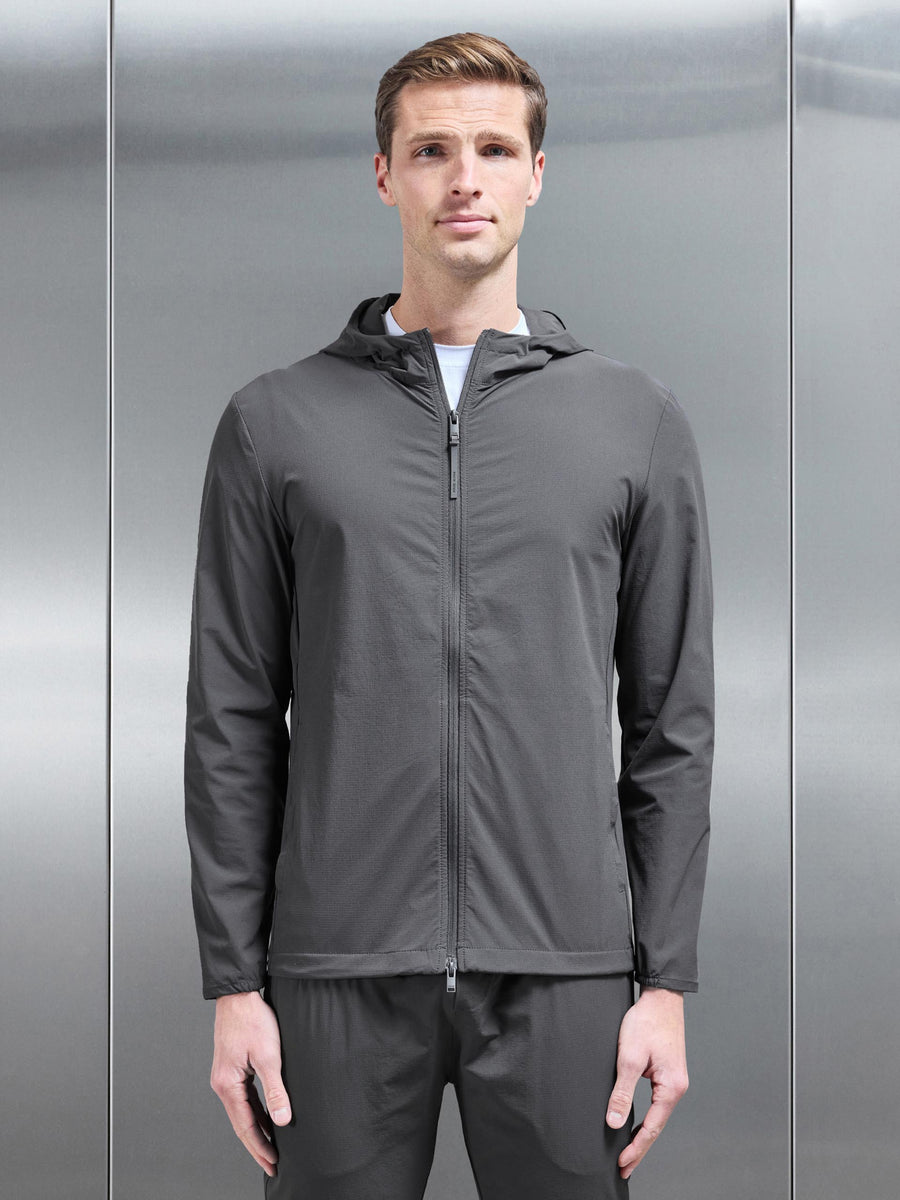 Active Technical Windbreaker in Grey | ARNE UK