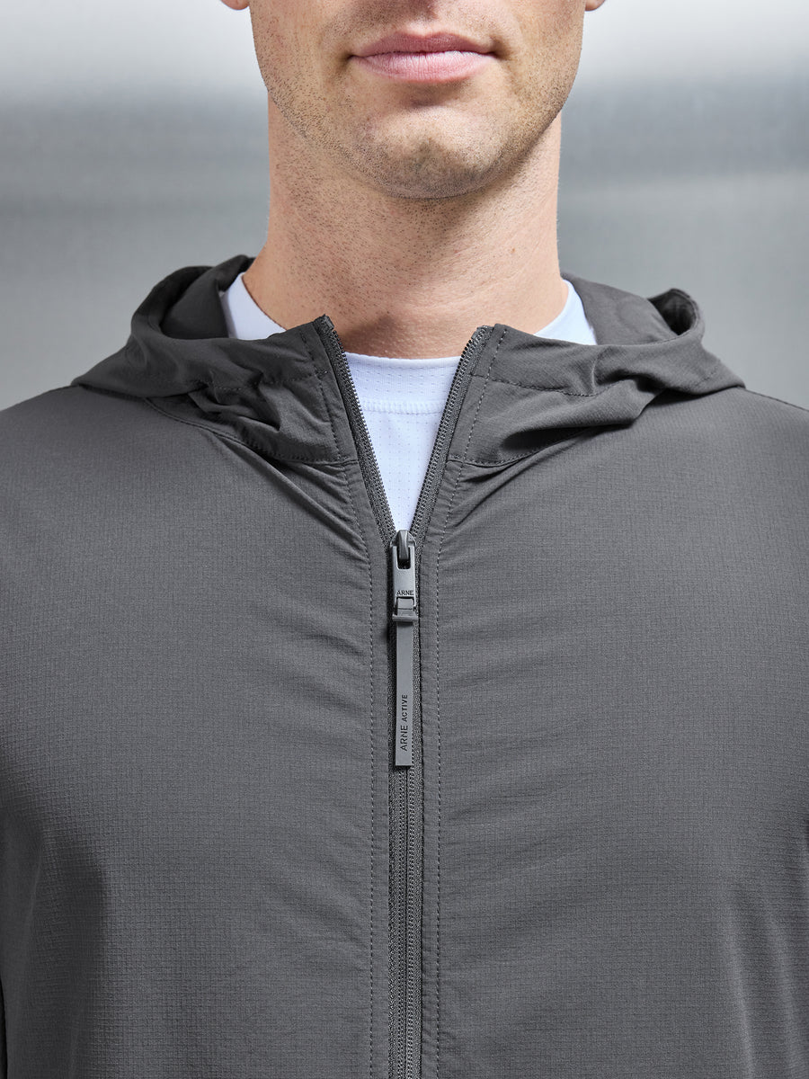 Active Technical Windbreaker in Grey | ARNE UK