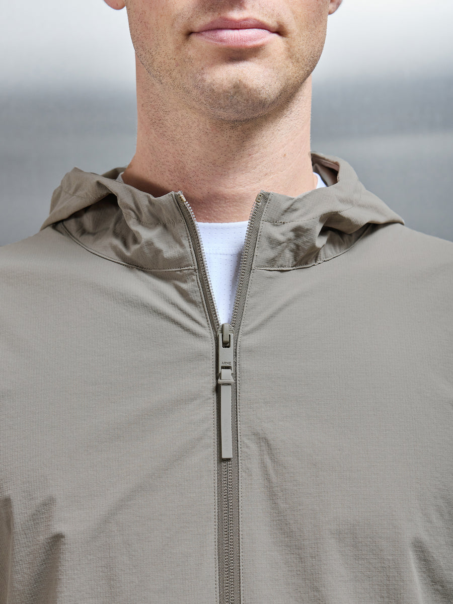 Active Technical Windbreaker in Olive | ARNE UK