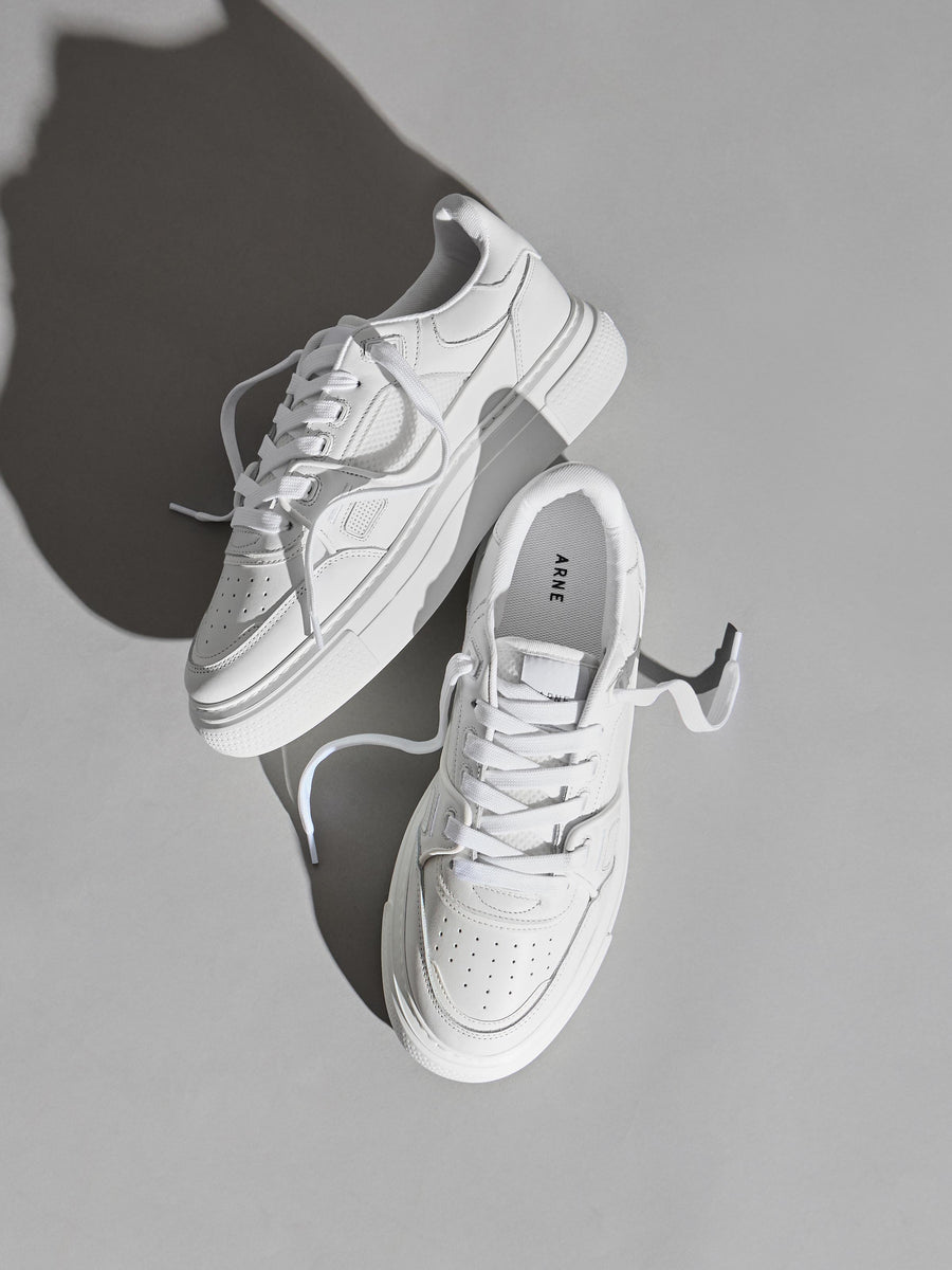 Atlas Trainer in Triple White | ARNE UK
