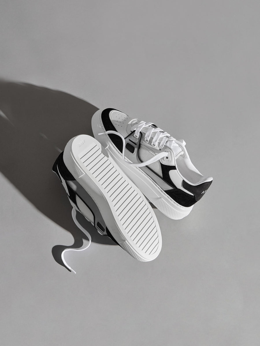 Atlas Trainer in White Black | ARNE UK