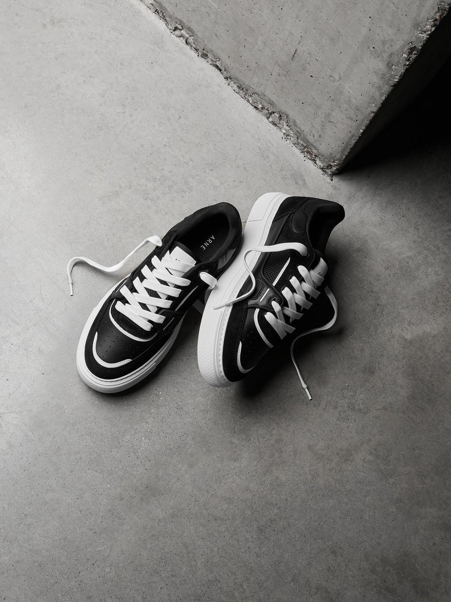Atlas Trainer in Black White | ARNE UK
