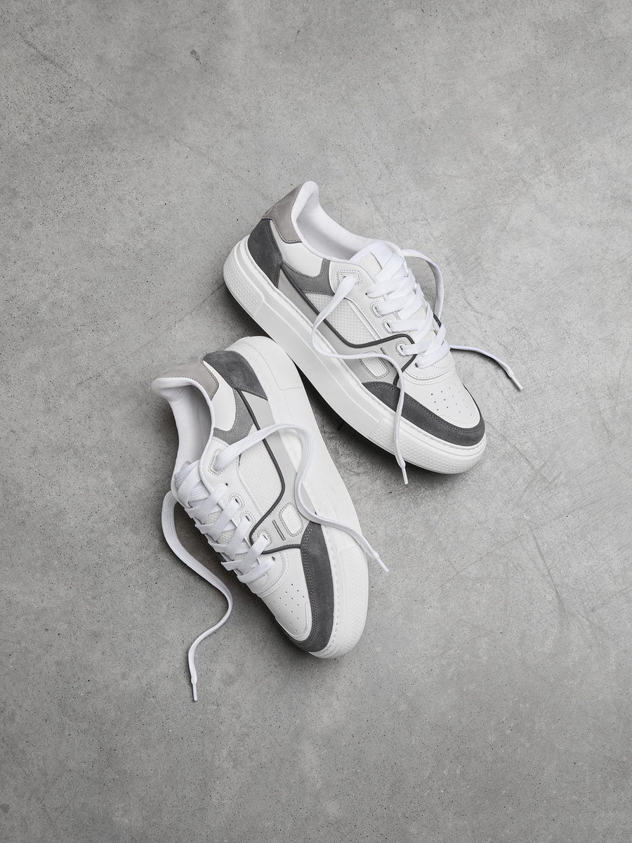 Atlas Trainer in White Grey | ARNE UK