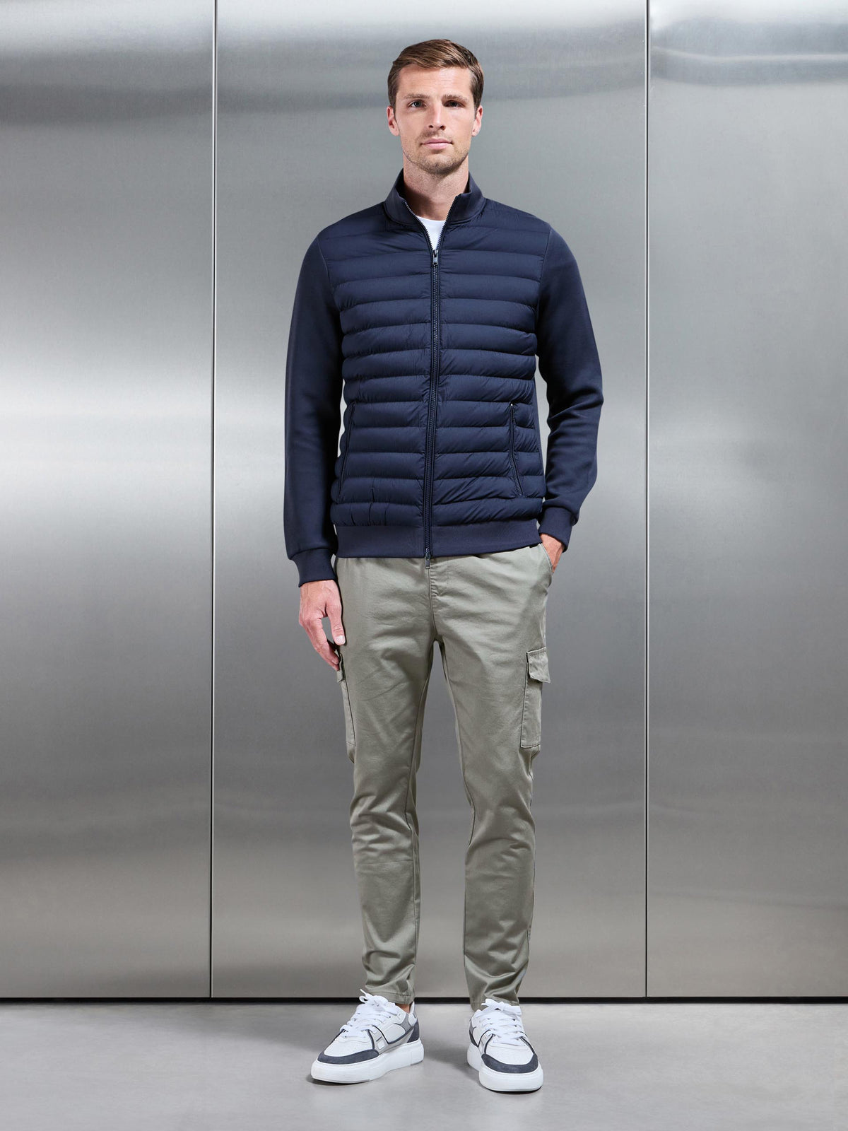 Cotton Cargo Pant in Olive | ARNE UK