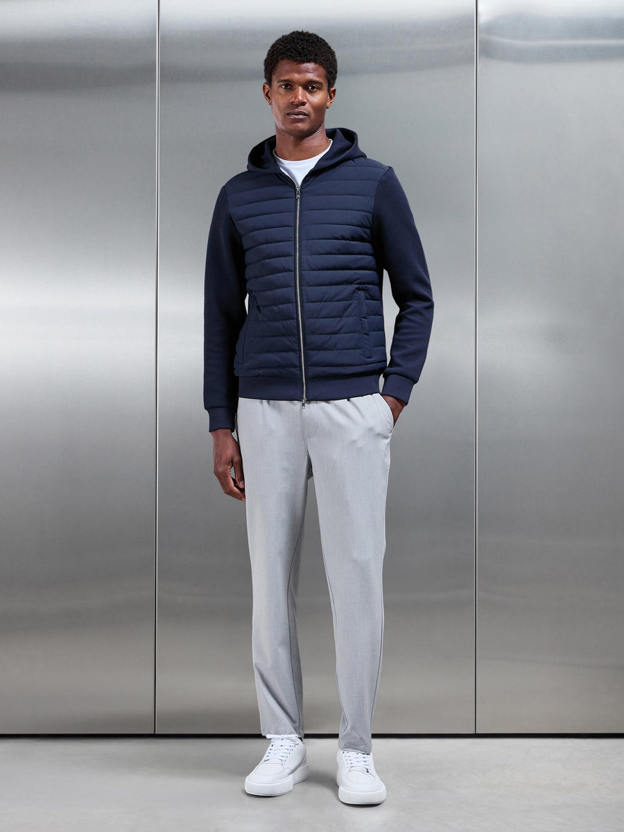 Essential Drawstring Tailored Trouser in Stone | ARNE UK