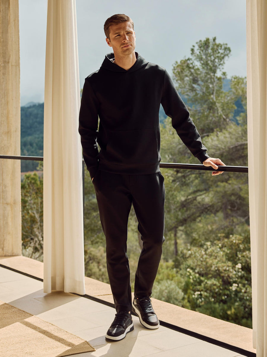 Interlock Jersey Essential Jogger in Black | ARNE UK