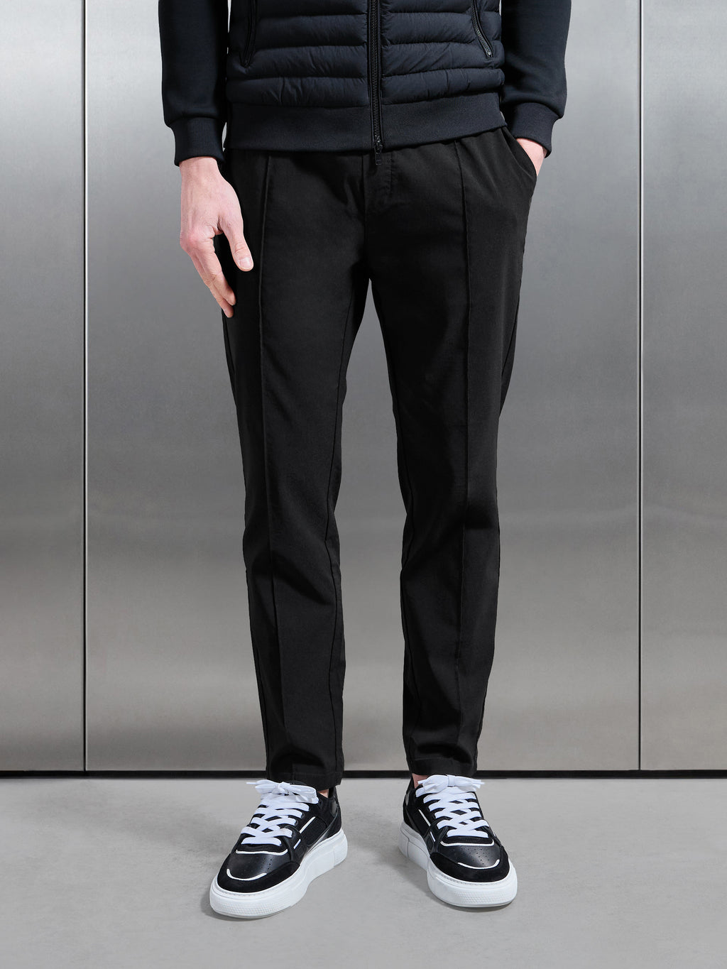Essential Nylon Trouser in Black | ARNE UK