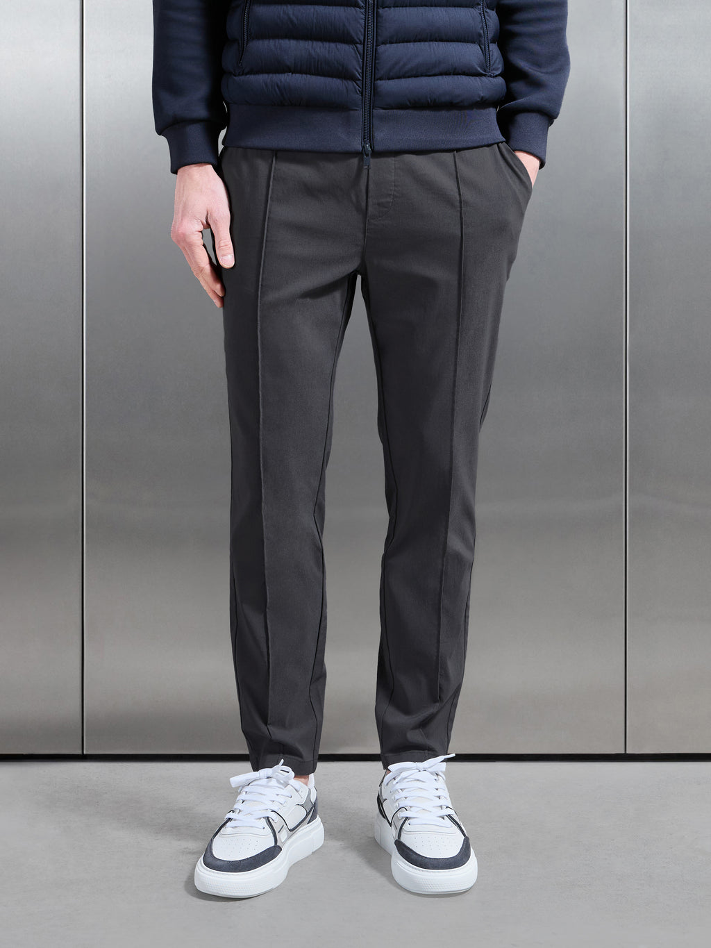 Essential Nylon Trouser in Grey | ARNE UK