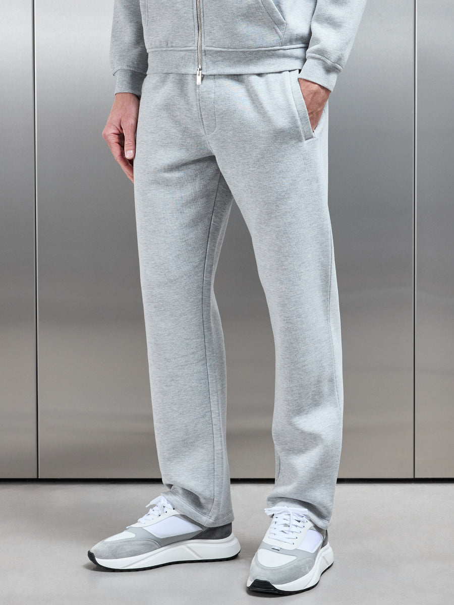 Essential Straight Leg Jogger in Marl Grey | ARNE US