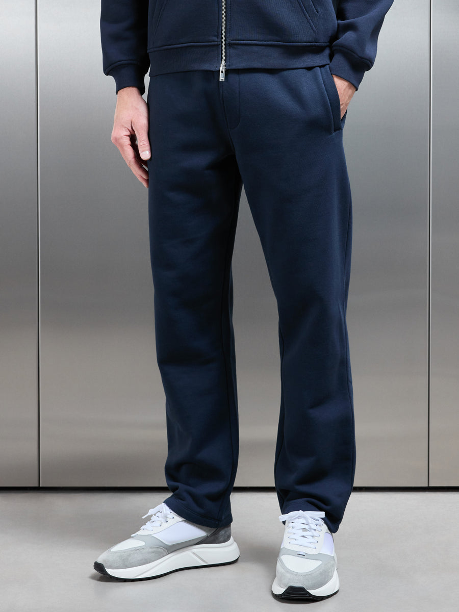 Essential Straight Leg Jogger in Navy | ARNE UK