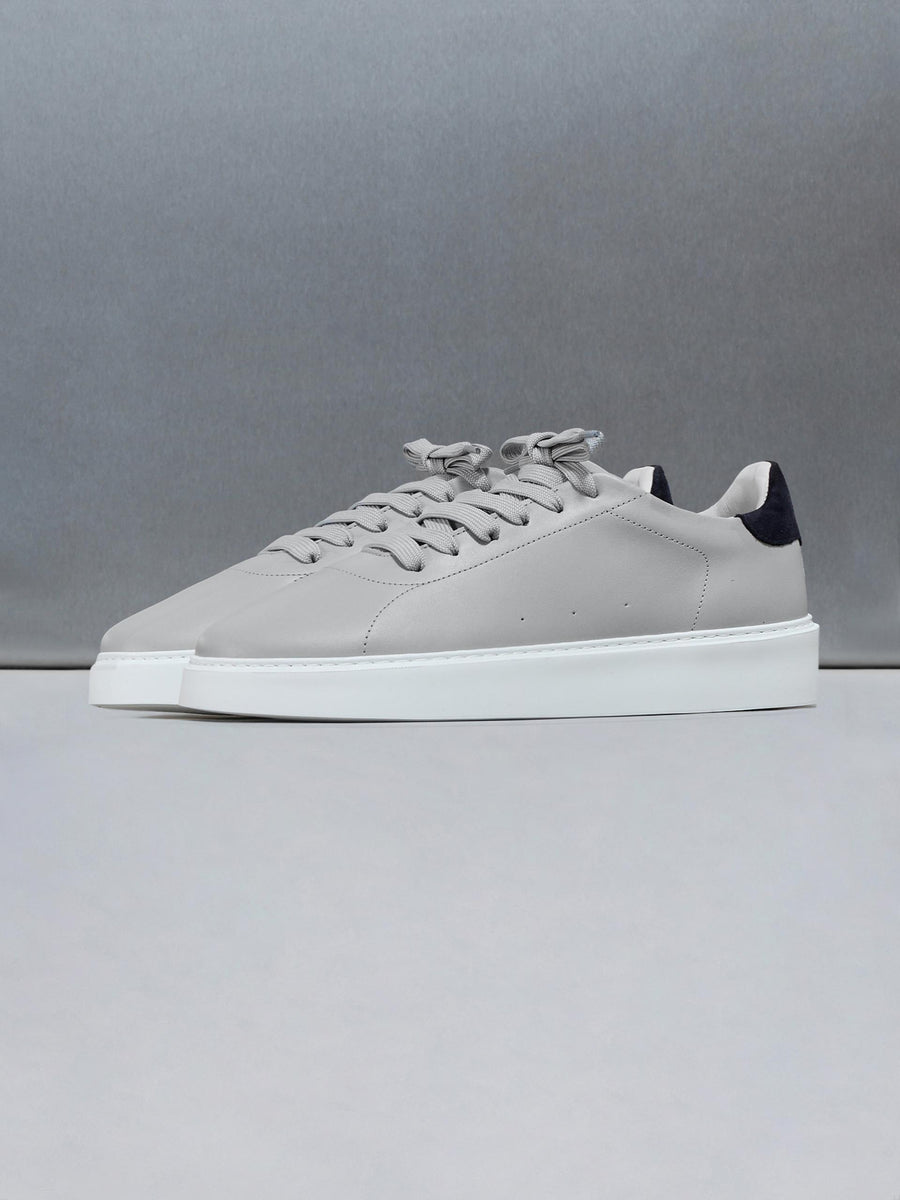 Everyday Leather Trainer in Grey | ARNE UK