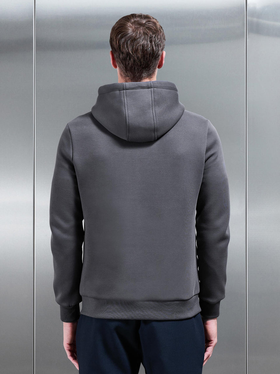 Hybrid Quilted Technical Windbreaker in Grey | ARNE UK
