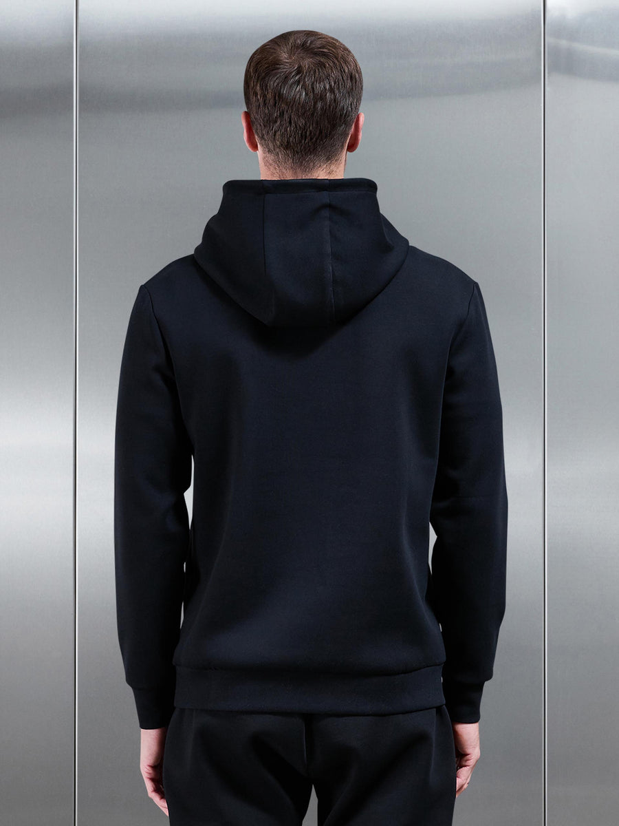 Interlock Jersey Hoodie in Black | ARNE UK