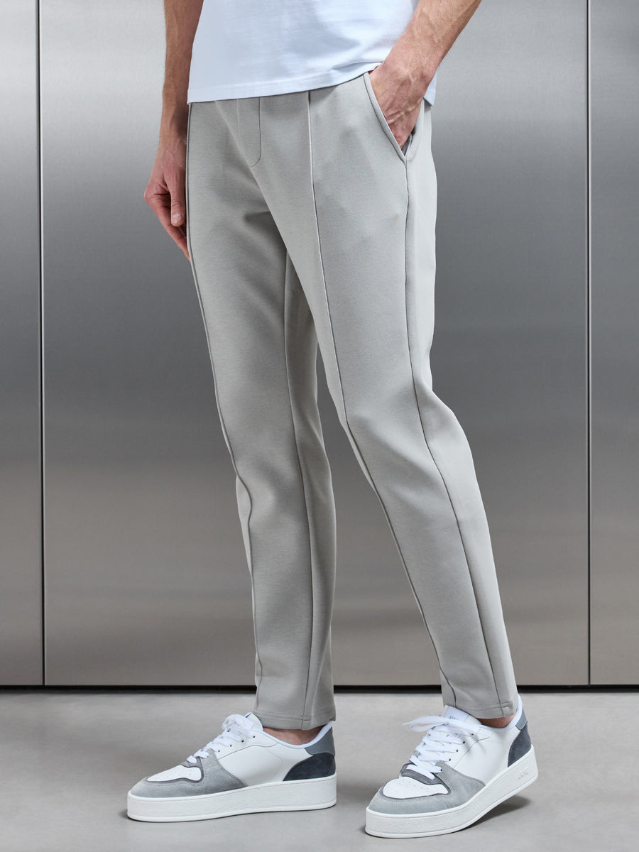 Interlock Jersey Tapered Jogger in Stone | ARNE UK