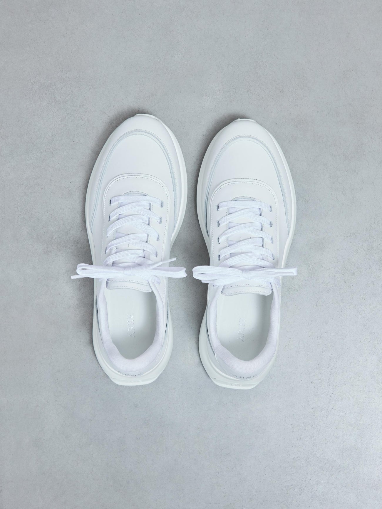 Low Runner in Triple White | ARNE UK