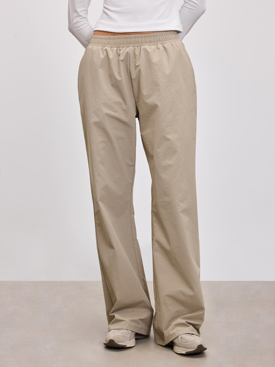 Womens Nylon Trouser in Stone | ARNE UK