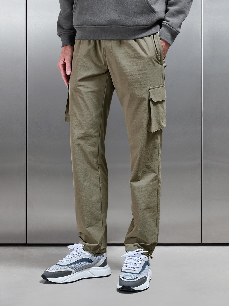 Relaxed Fit Utility Cargo Pant in Olive | ARNE UK