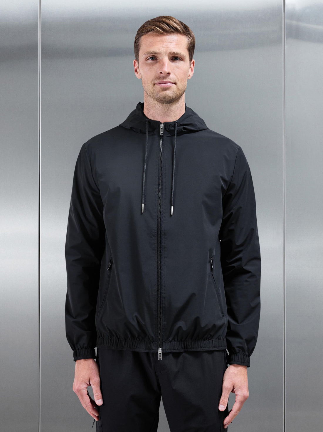Shell Windbreaker in Black | ARNE UK