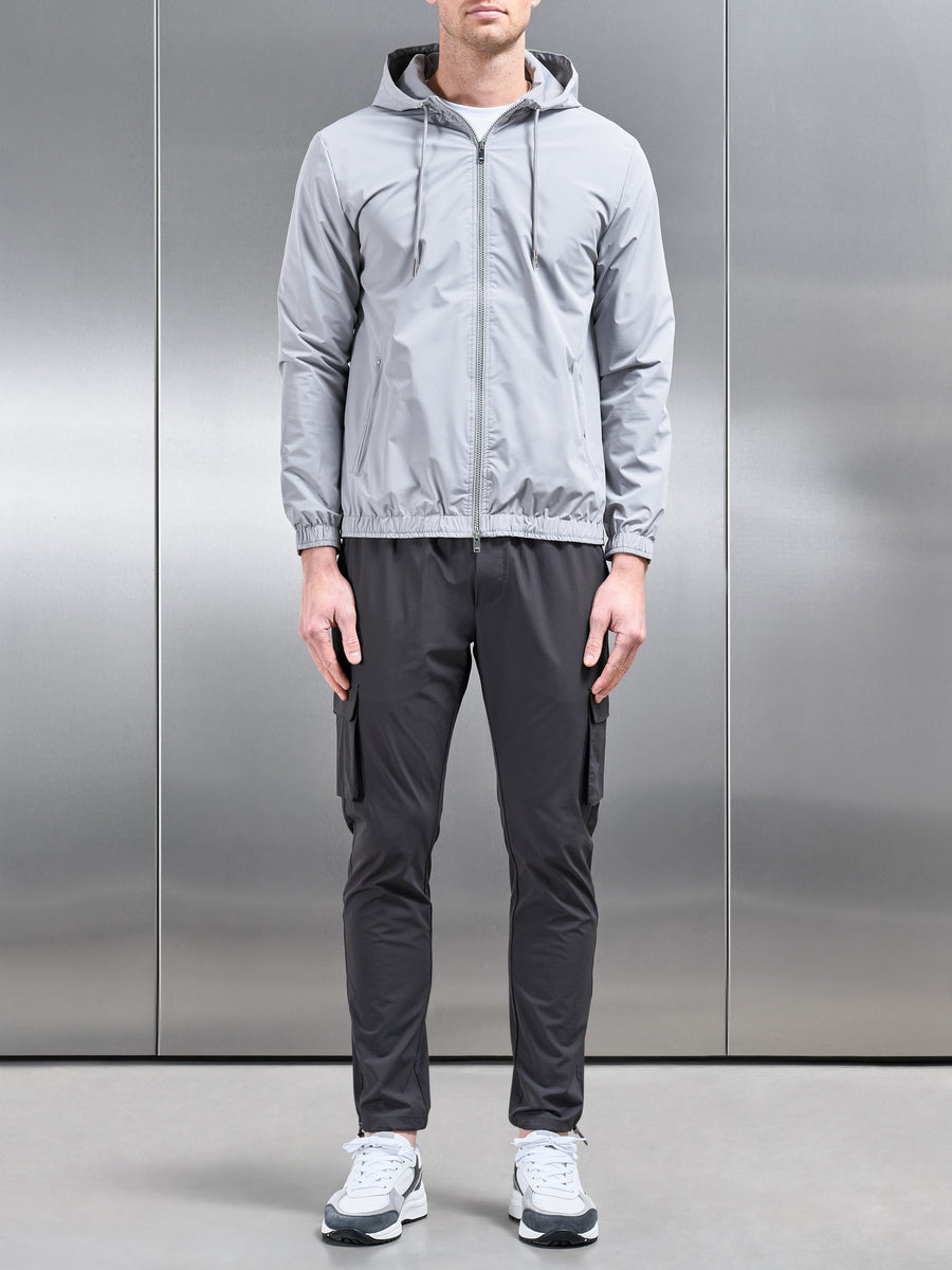 Shell Windbreaker in Mid Grey | ARNE UK