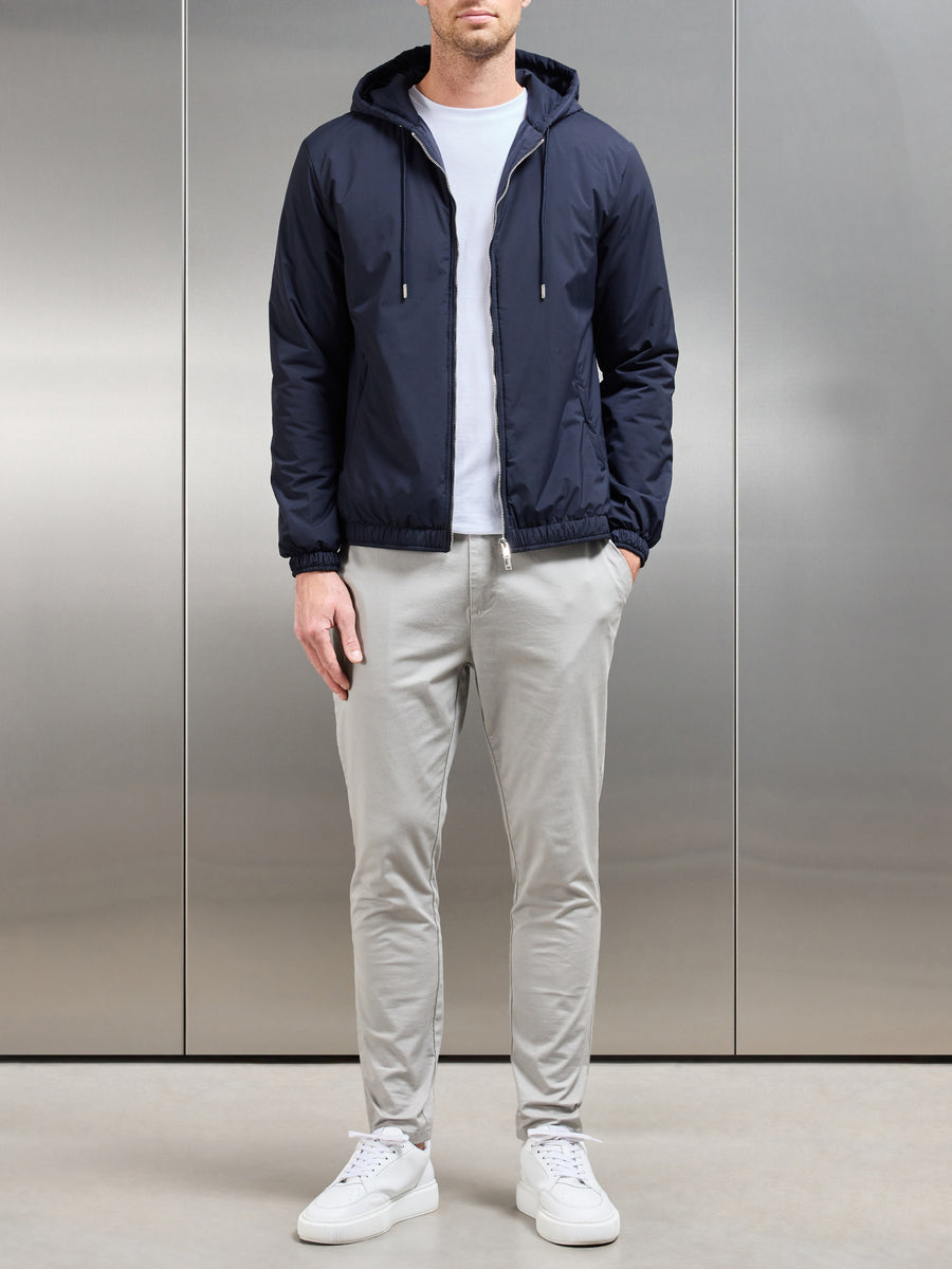 Shell Padded Windbreaker in Navy | ARNE UK