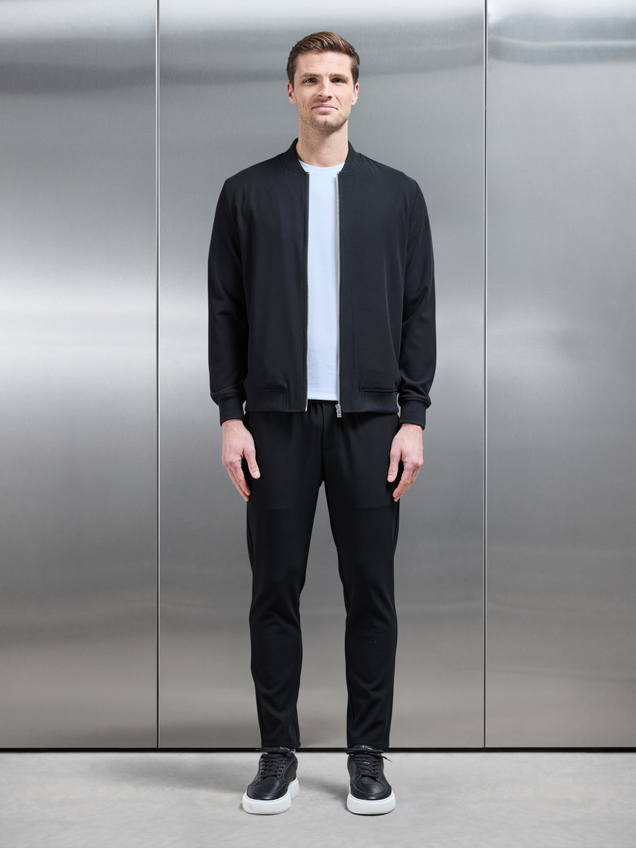 Smart Bomber Jacket in Black | ARNE UK