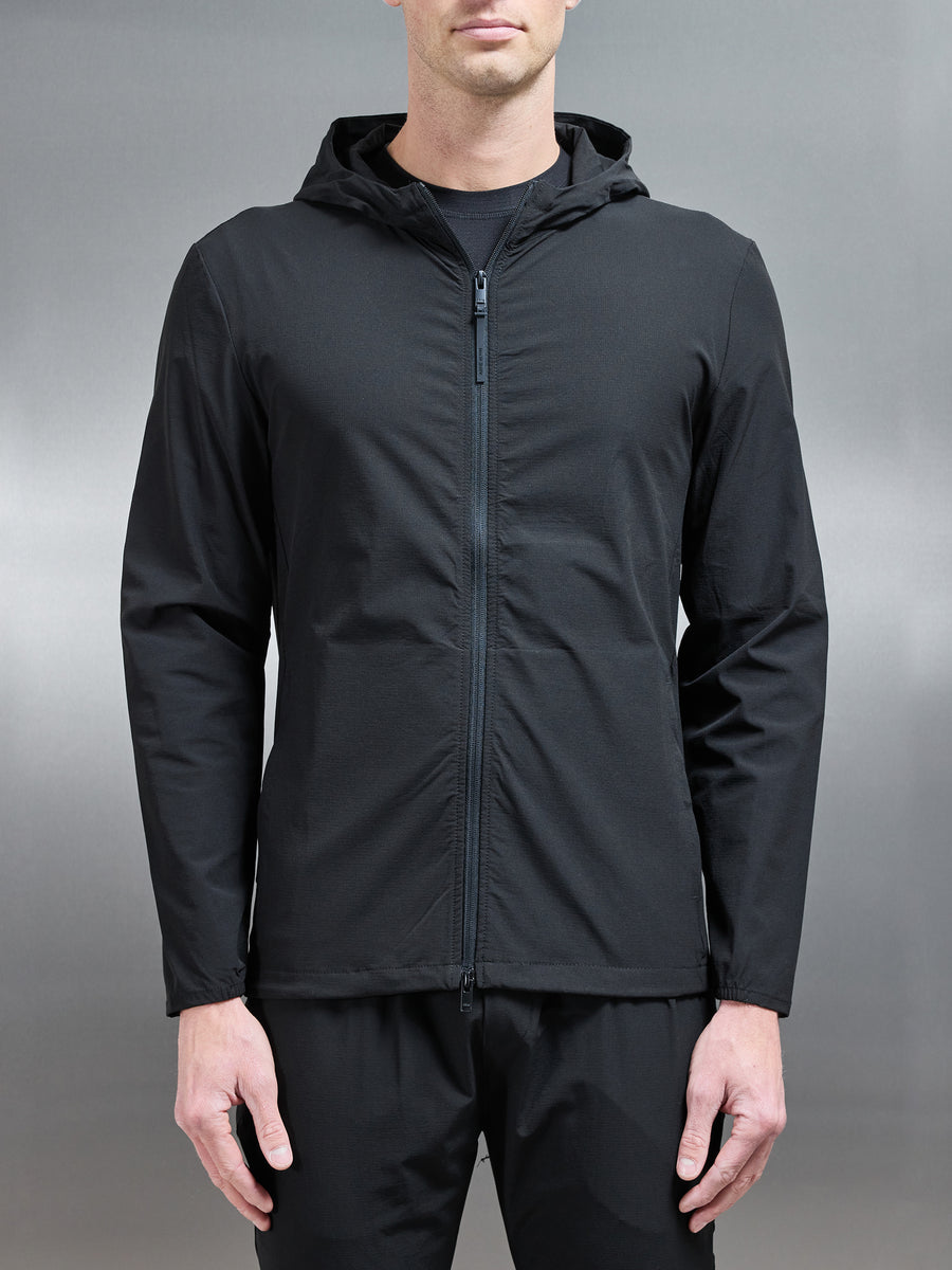 Active Technical Windbreaker in Black | ARNE UK