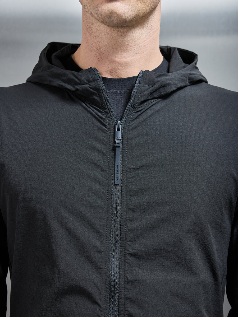 Active Technical Windbreaker in Black | ARNE UK
