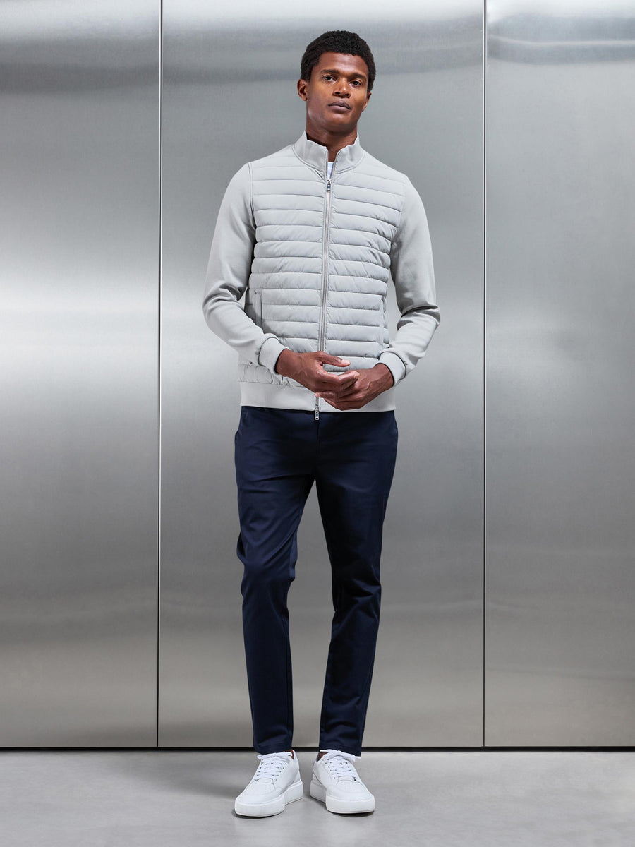 Tailored Drawstring Chino Trouser in Navy | ARNE UK