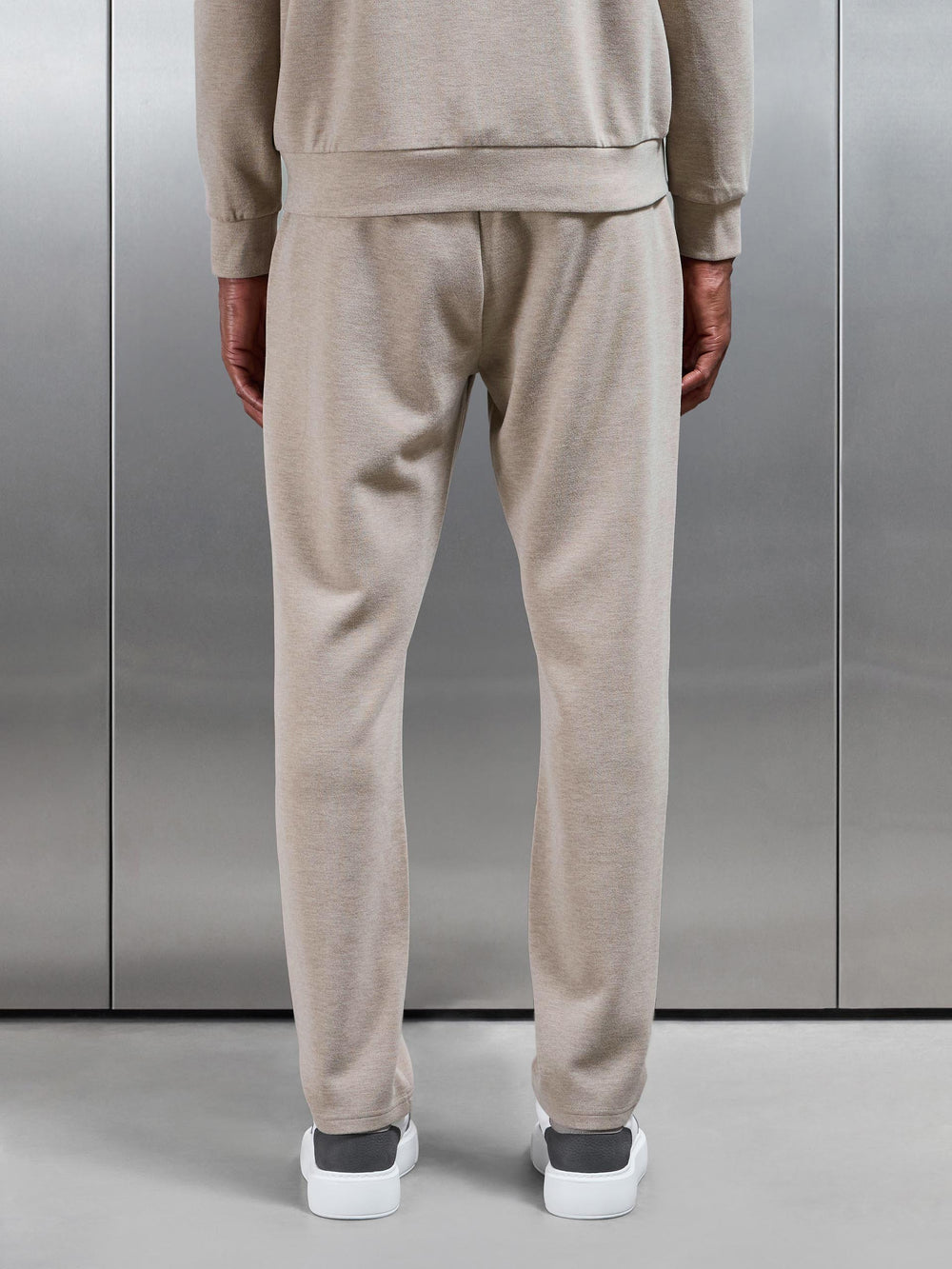 Tailored Knitted Jogger in Stone | ARNE UK