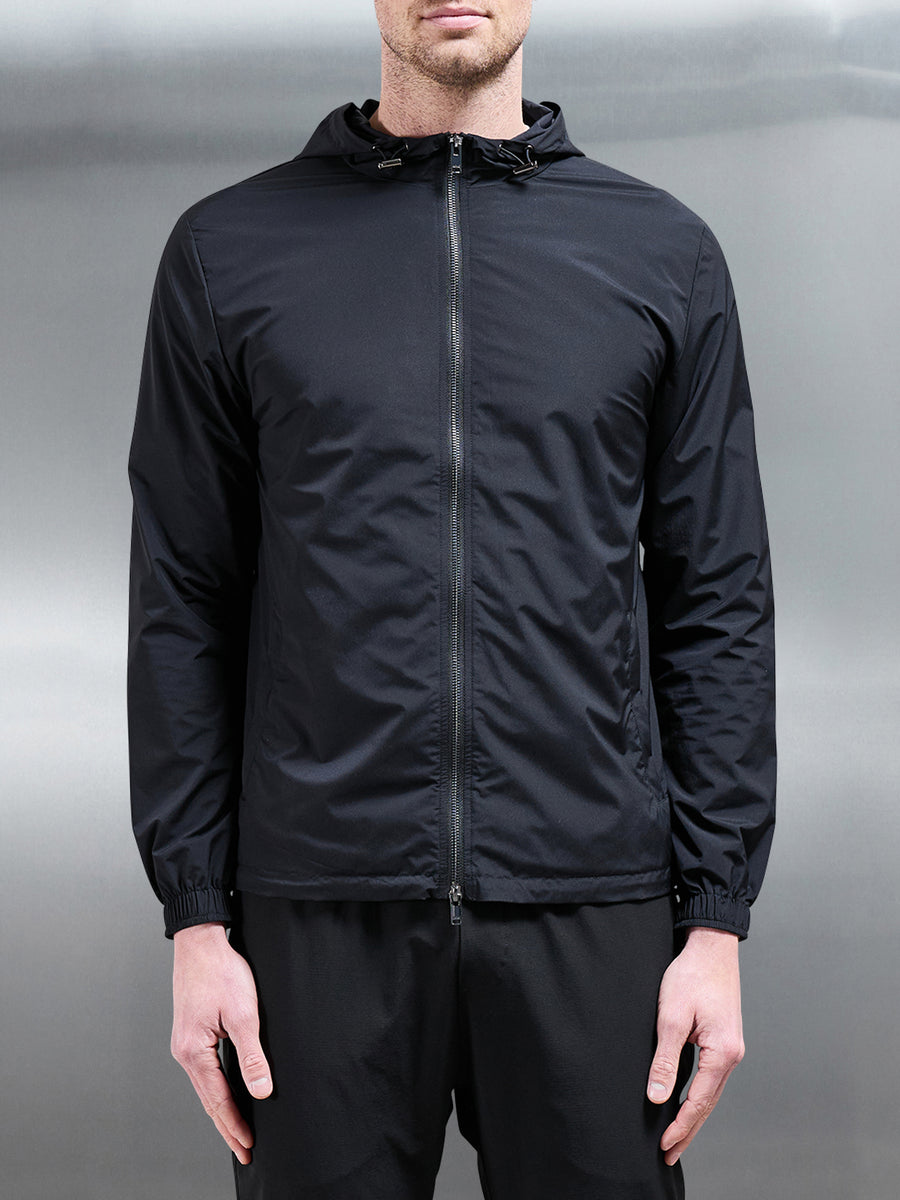 Utility Shell Windbreaker in Black | ARNE UK