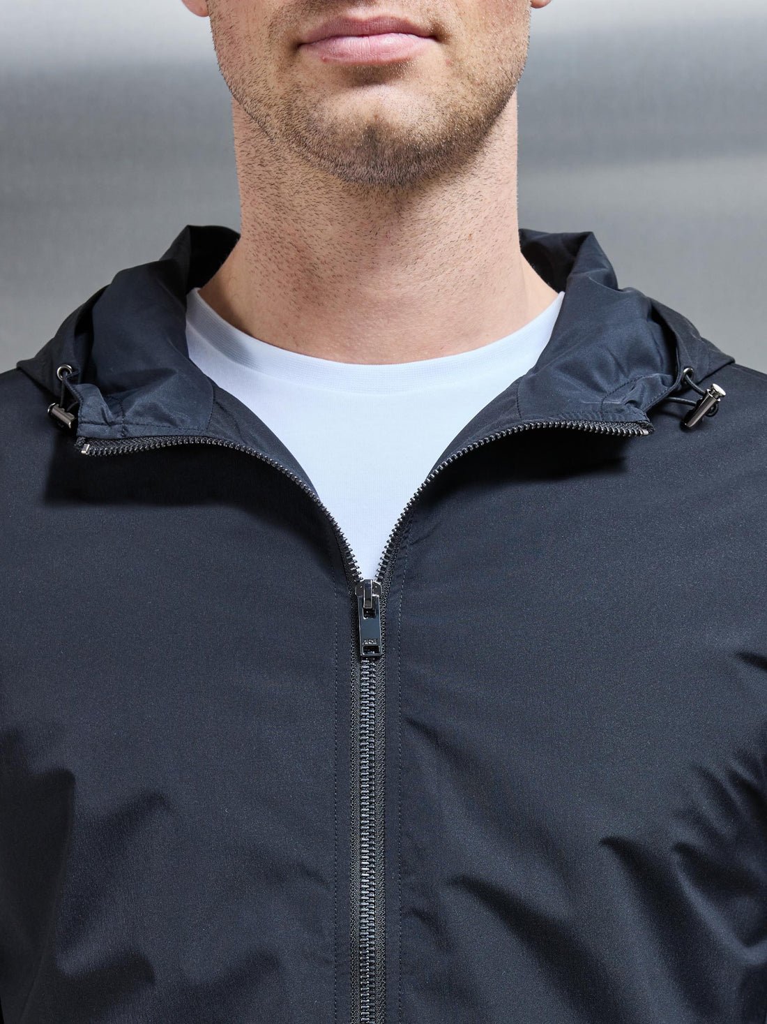 Utility Technical Shell Windbreaker in Black | ARNE UK