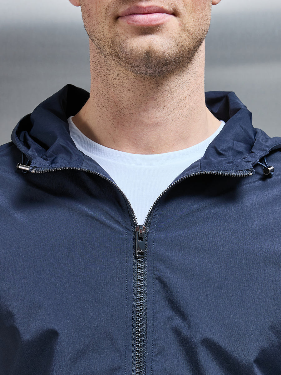 Utility Shell Windbreaker in Navy | ARNE UK