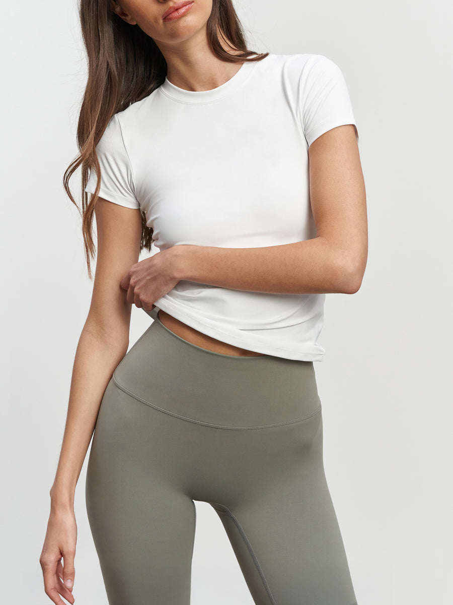 Womens Active T-Shirt in White | ARNE UK