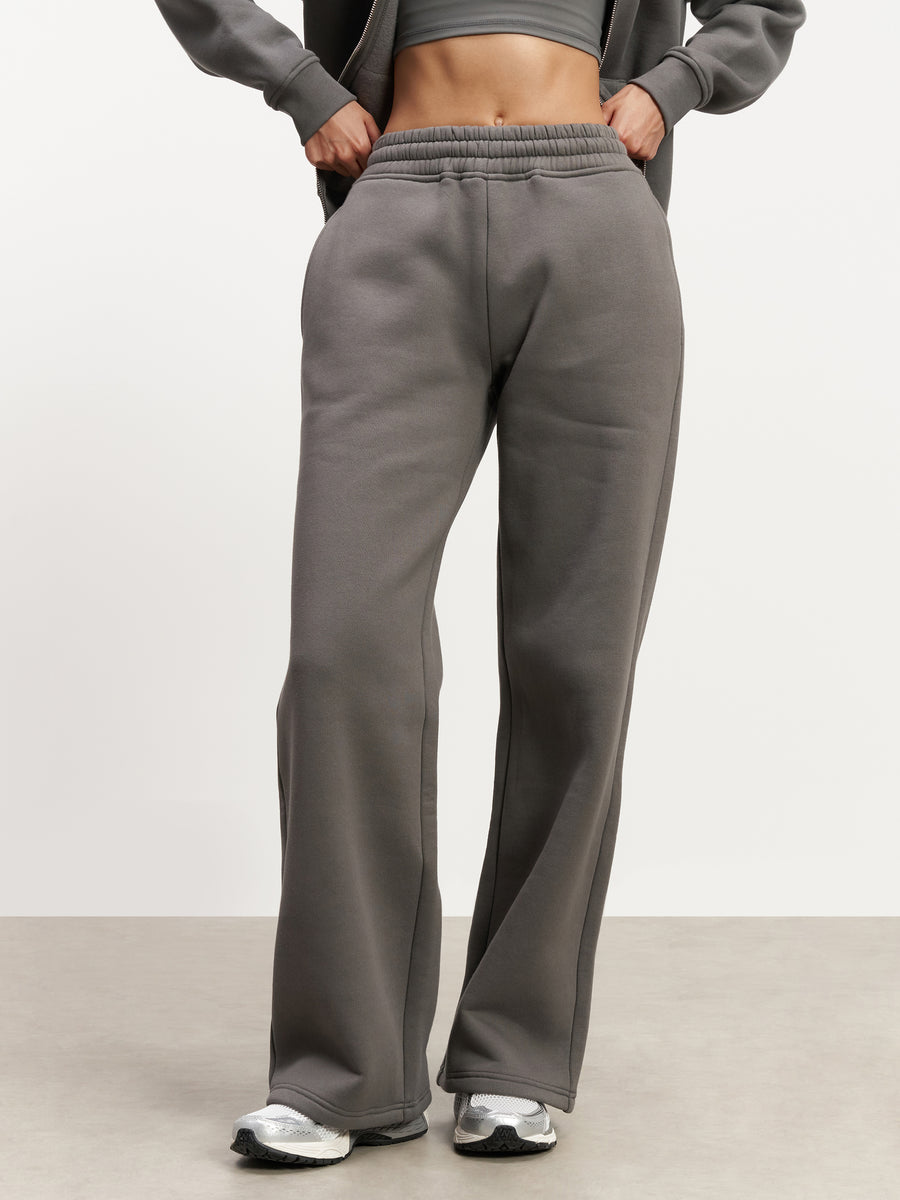 Womens Relaxed Straight Leg Jogger in Grey | ARNE UK